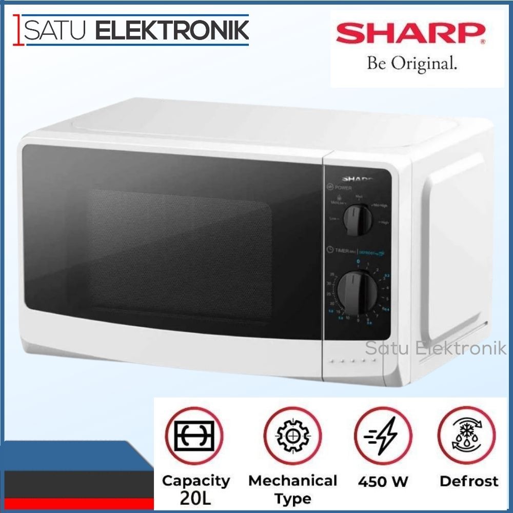 Jual SHARP R220MAWH Microwave Low Watt | Shopee Indonesia