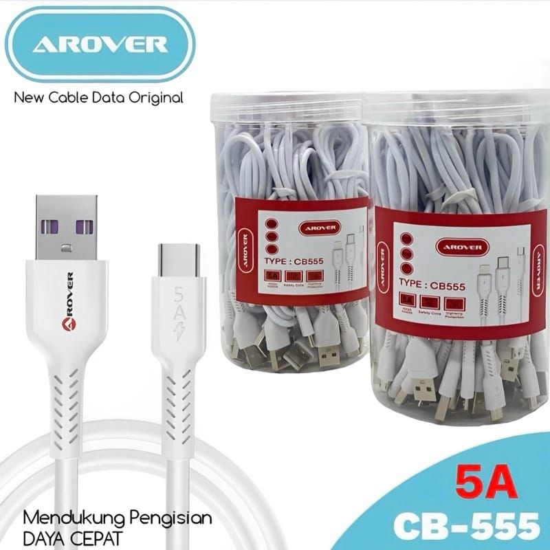Jual Kabel Data [[ AROVER CB555 ]] Kabel DataToples 5A isi 20 Pcs Micro ...