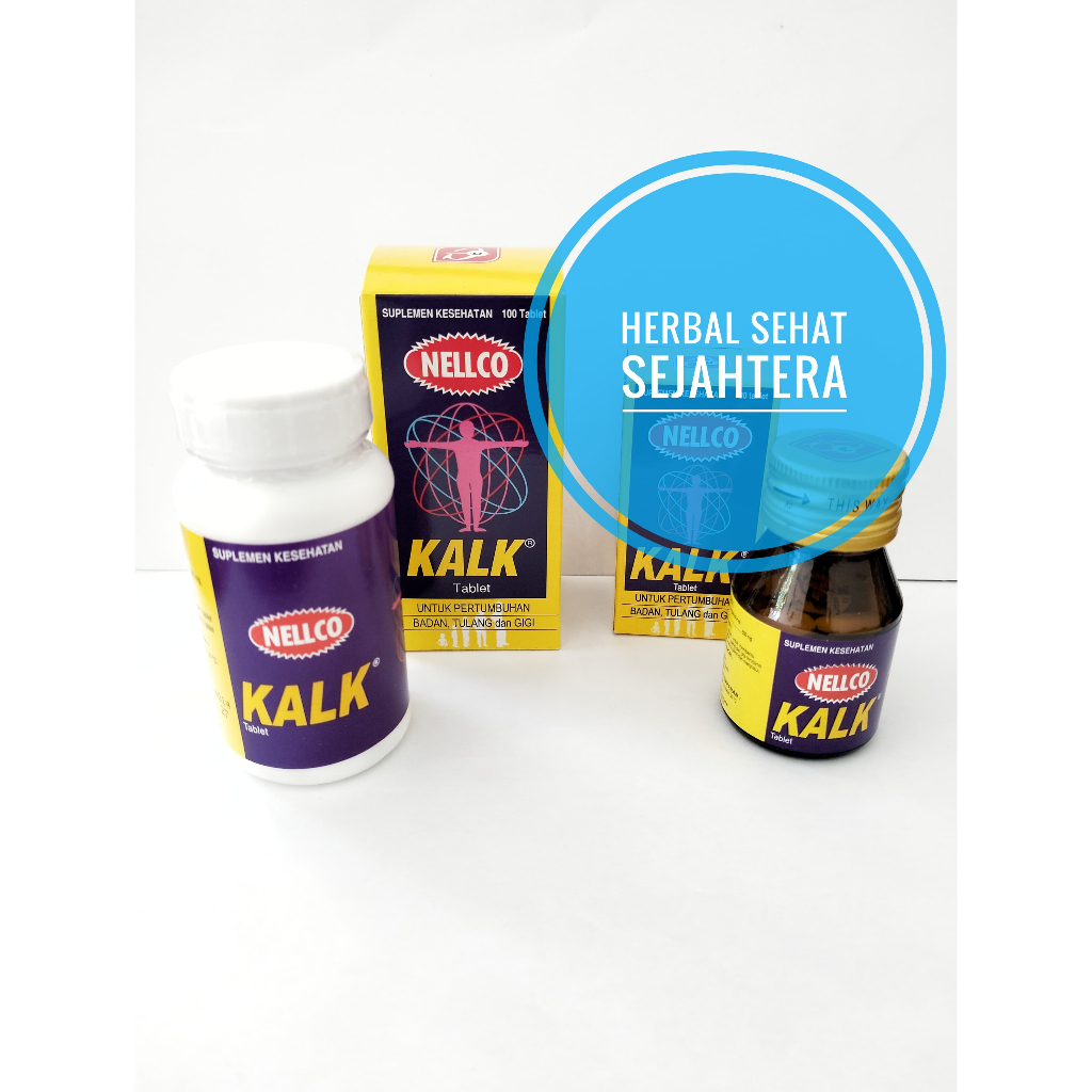 Jual KALK NELLCO isi 30 Tablet dan 100 Tablet untuk membantu memenuhi ...