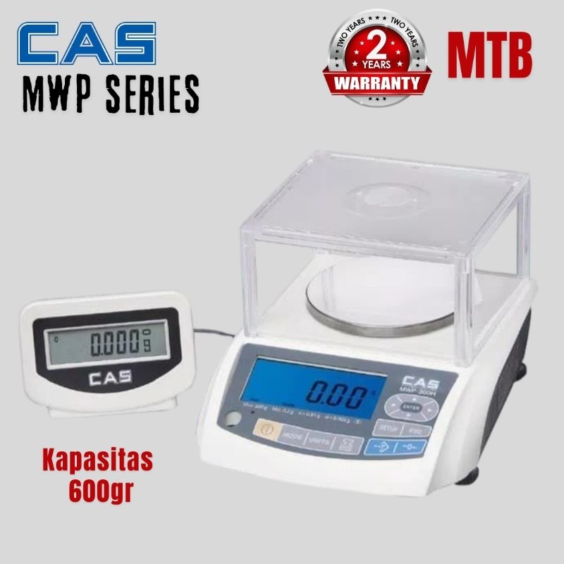 Jual CAS-micro weighing mwp-h timbangan laboratorium timbangan emas 600gr(MTB) | Shopee Indonesia