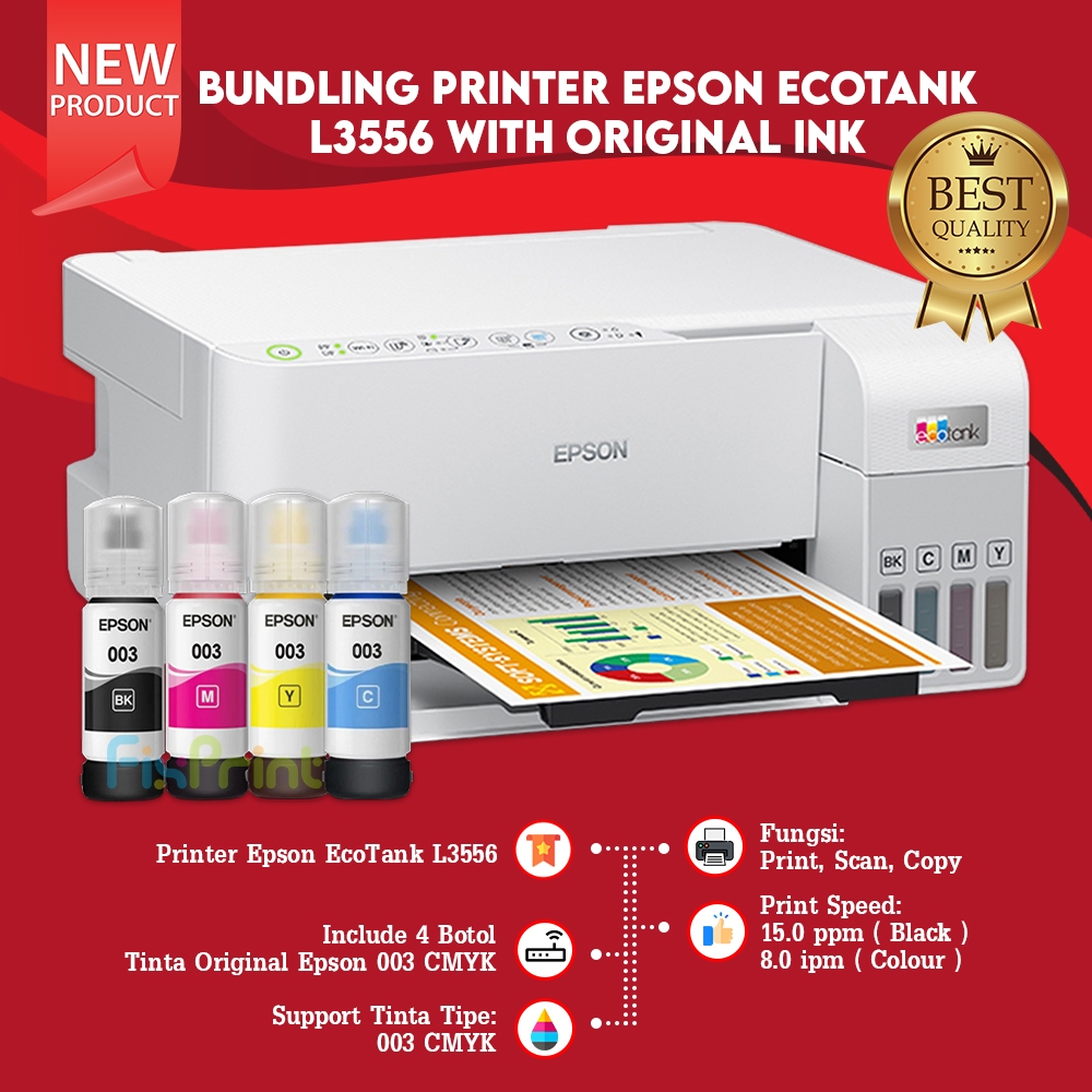 Jual Printer Ecotank Epson L3550 Ecotank L3556 Wifi Print Scan Copy ...
