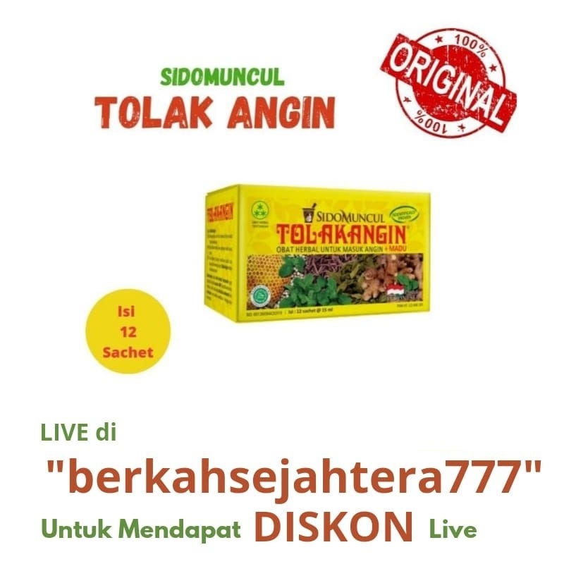 Jual Tolak Angin Plus Madu Box isi 12 Sachet | Shopee Indonesia