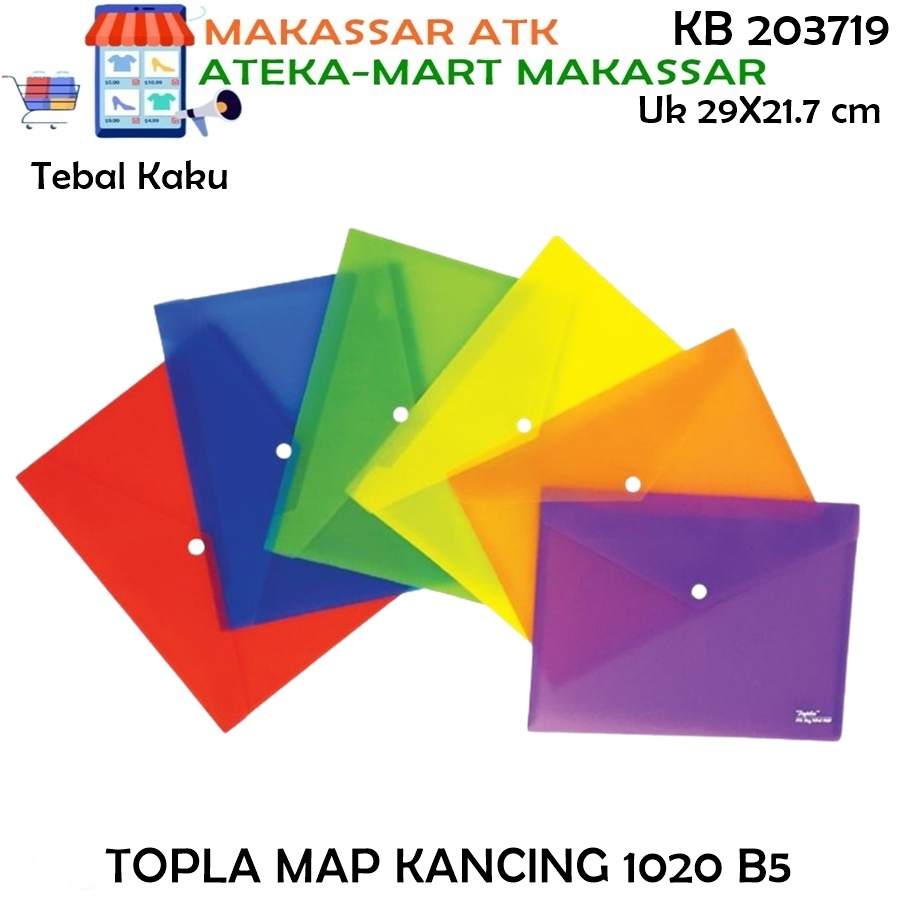 Jual [1PCS] TOPLA MAP KANCING 1020 Uk. B5 MAP DOCUMENT TEBAL | Shopee ...