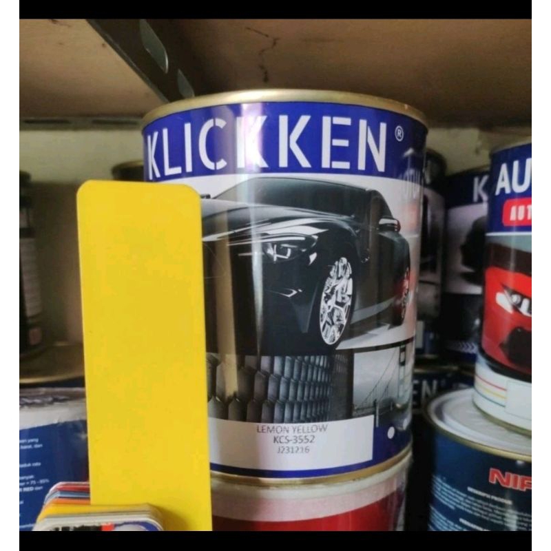 Jual Cat Kuning Lemon Klickken Cat Klikken Lemon YELLOW Solid 1 kg ...