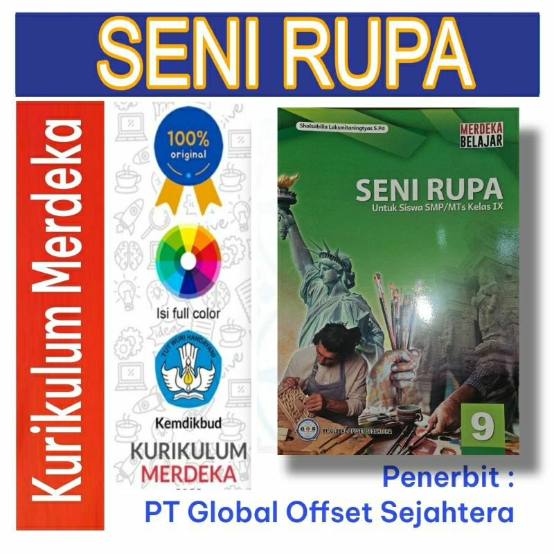 Jual GOS - BUKU SISWA SENI RUPA KELAS 9 SMP KURIKULUM MERDEKA | Shopee Indonesia