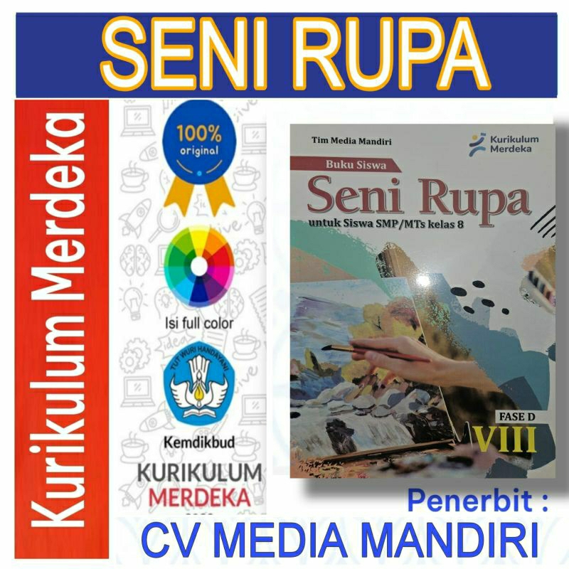 Jual MM - BUKU SISWA SENI RUPA KELAS 8 SMP KURIKULUM MERDEKA | Shopee Indonesia