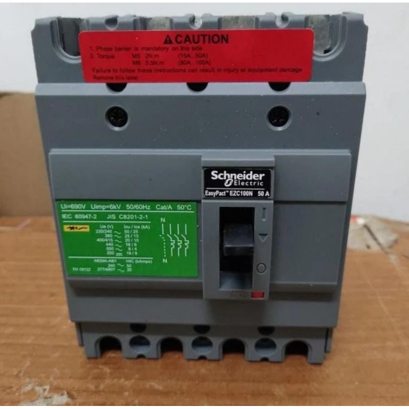 Jual MCCB EZC 100N 3PHASE 60/75/80/100 AMPERE EZC100N4100 MCCB | Shopee ...
