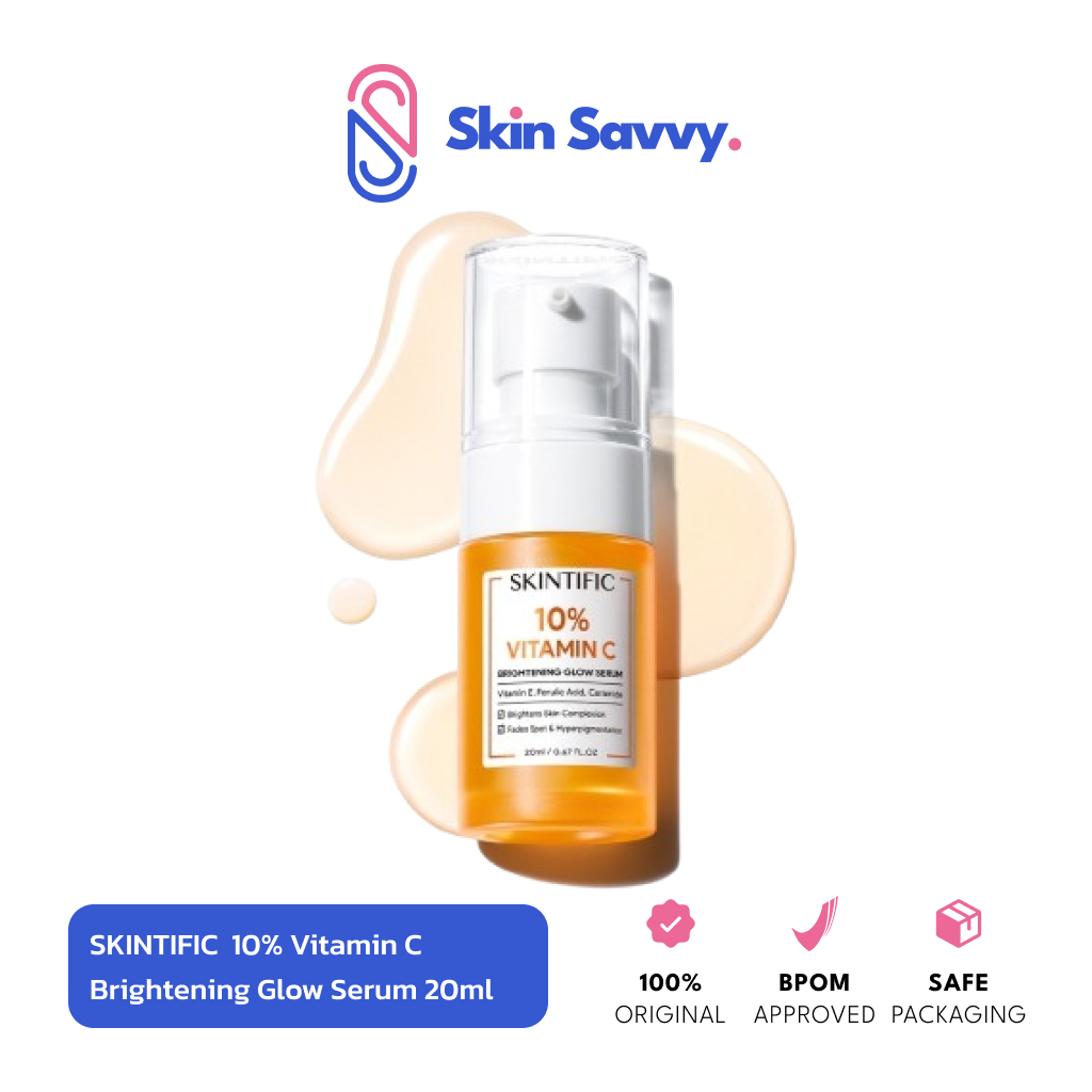 Jual [NEW PACKAGING] SKINTIFIC - Potent Vitamin C Brightening Glow ...
