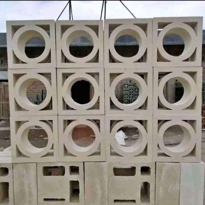 Jual ROSTER MINIMALIS/ROSTER BETON/LOSTER VENTILASI BETON MOTIF BULAT ...