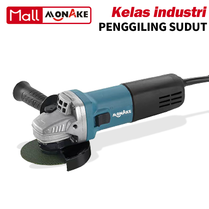 Jual MONAKE Alat Jerman Mesin Gerinda Tangan 4 inch 100mm Angle Grinder ...