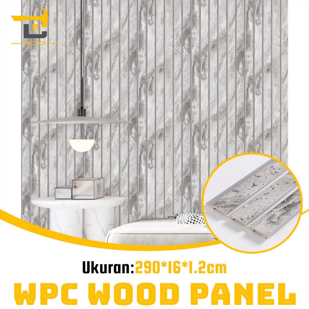 Jual Panel PVC Dekoratif Kayu 160cm x 1.2 cm-List Klasik Kayu Motif ...