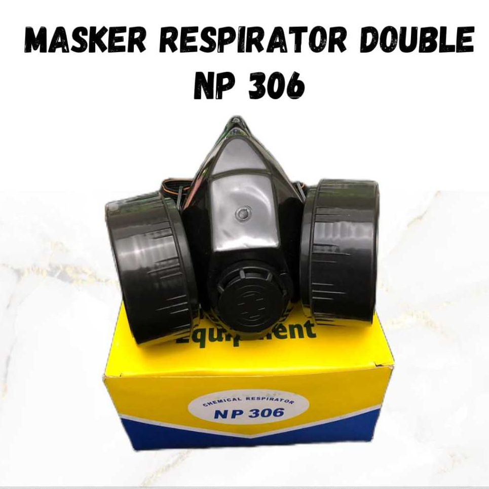 Jual MASKER RESPIRATOR SINGLE DOUBLE NP306 MASKER FILTER CHEMICAL ...