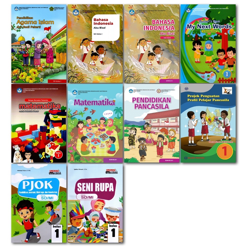 Jual BUKU KURIKULUM MERDEKA SD KELAS 1 ( KUMER / KURIKULUM PENGGERAK ) KURIKULUM 2021 TERBARU ...