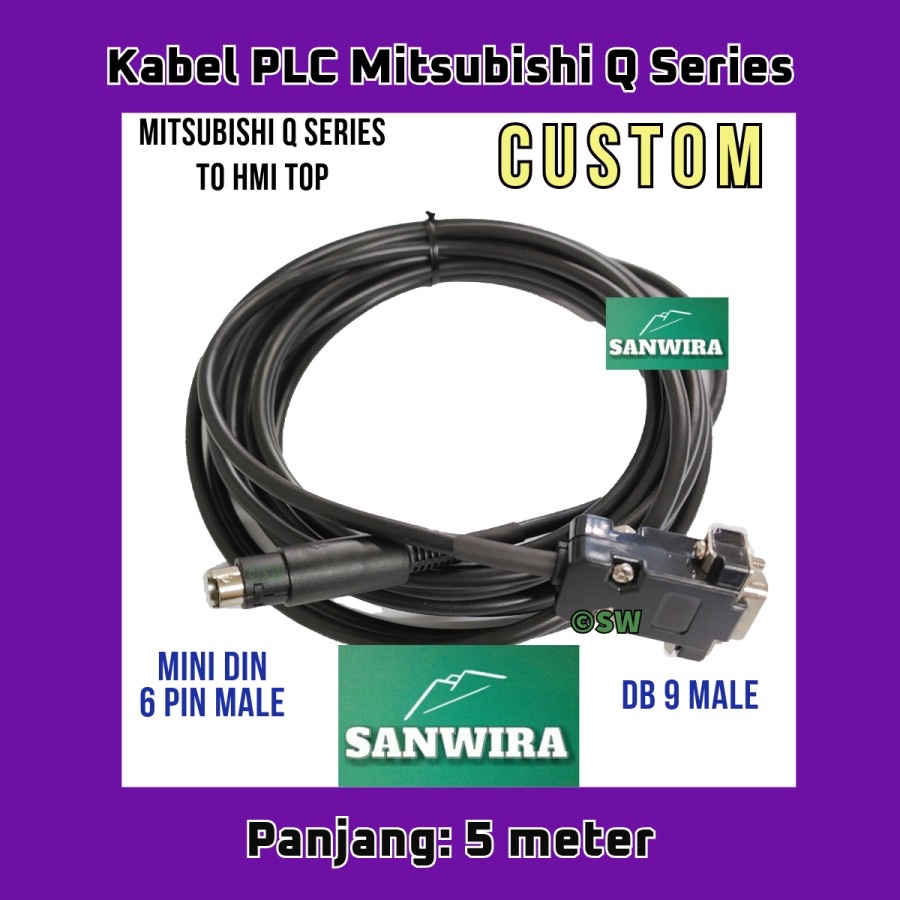 Jual Kabel PLC Mitsubishi Q Series / Kabel PLC Mitsubishi Q Series Mini ...