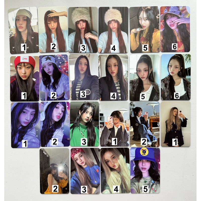 Jual newjeans how sweet supernatural minji hanni danielle dani haerin hyein weverse pc photocard ...