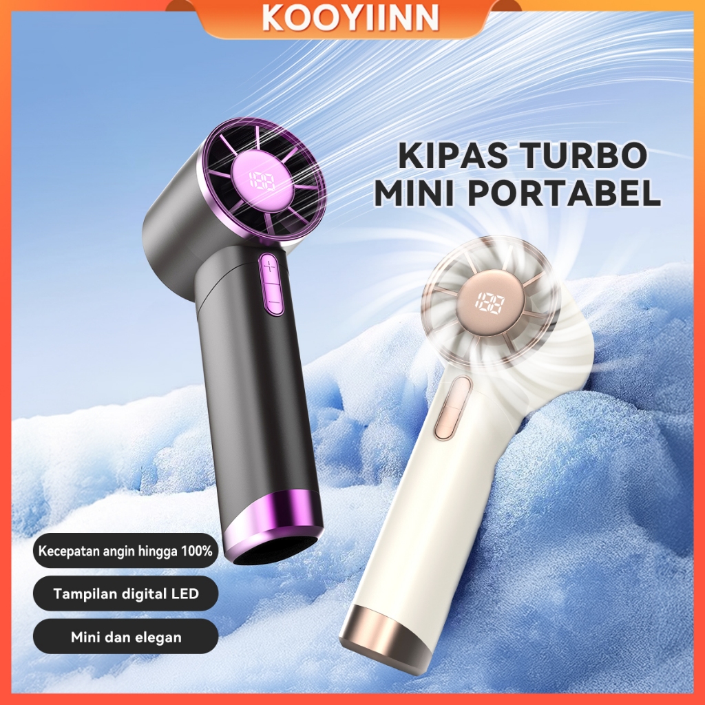 Jual KOOYIINN Mini Kipas Strong Wind 100 Gear Wind Speed kipas angin ...