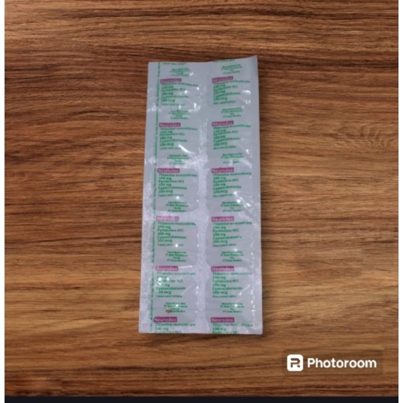 Jual neurodex vitamin neurotropik strip isi 10 tablet | Shopee Indonesia