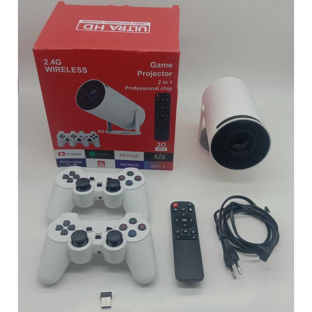Jual Projector Game 2-IN-1 Android Game Projector 2IN1 Android Wireless ...
