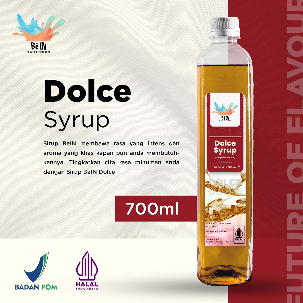 Jual BeIn Dolce Syrup - Sirup Dolce 700ml | Shopee Indonesia