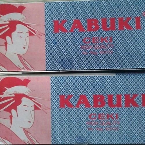 Jual [1 Box 10set] Kartu Ceki Kabuki Mas Kartu Kuning Kertas Koa bukan ...