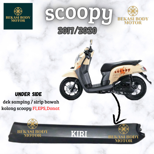 Jual cover under side L Scoopy esp new K93 dek samping bawah kiri ...