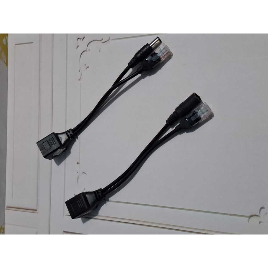 Jual Kabel poe Rj45 splitter poe passive injector for cctv DLL harga ...