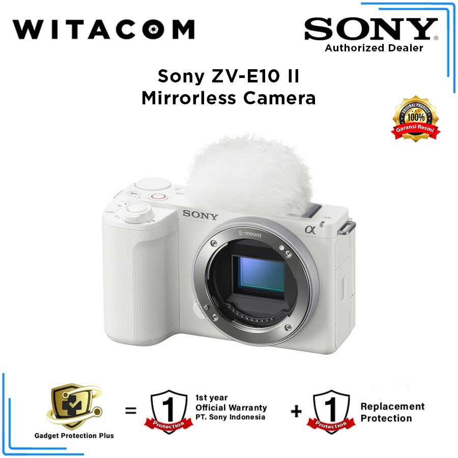 Jual Sony ZV-E10 II / ZVE10 II / ZVE 10 Mark II Body Only - White | Shopee Indonesia