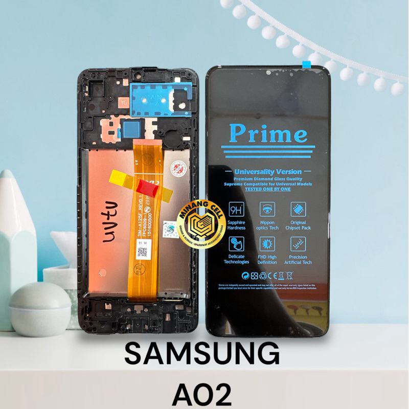 Jual LCD TOUCHSCREEN SAMSUNG A02 FRAME | Shopee Indonesia