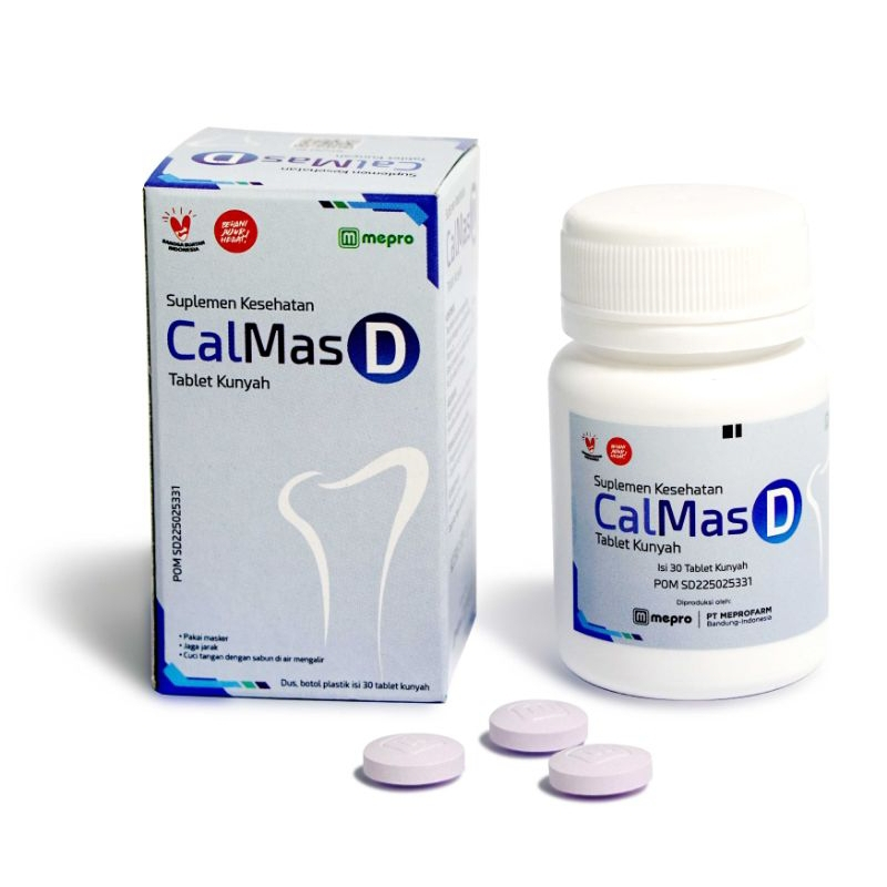 Jual CaIMas-D Tablet Kunyah Isi 30 Tablet - Suplemen Kalsium Untuk ...