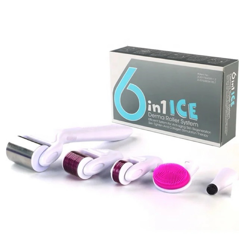 Jual DRS 6 IN 1 ICE Derma Roller System Kit For Anti-aging Skin ...