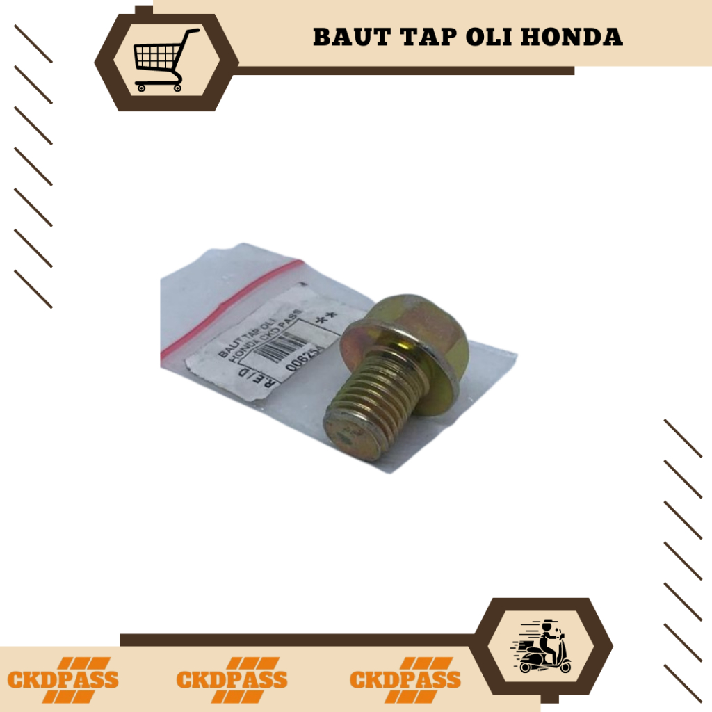 Jual BAUT TAP OLI HONDA CKD PASS || BAUT PEMBUANGAN TAP OLI TUTUP OLI ...