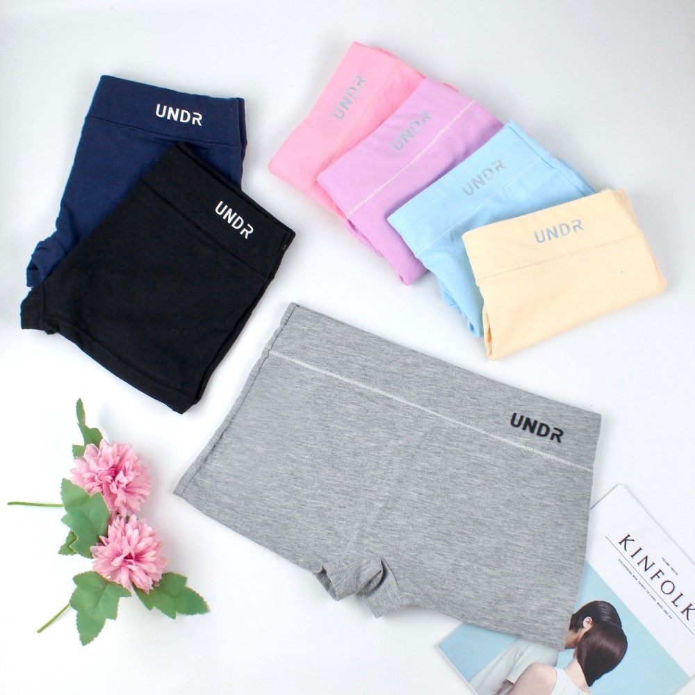 Jual CELANA DALAM BOXER WANITA CEWE KATUN PEREMPUAN COTTON PURE MURNI ...