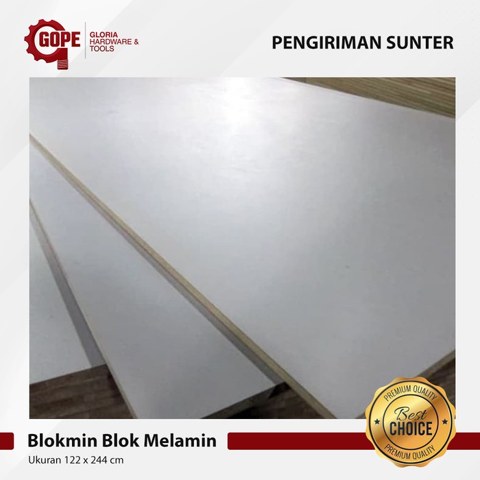 Jual Blokmill Blokmin Blok Melamin Kayu Lembaran 15 mm 18 mm | Shopee ...