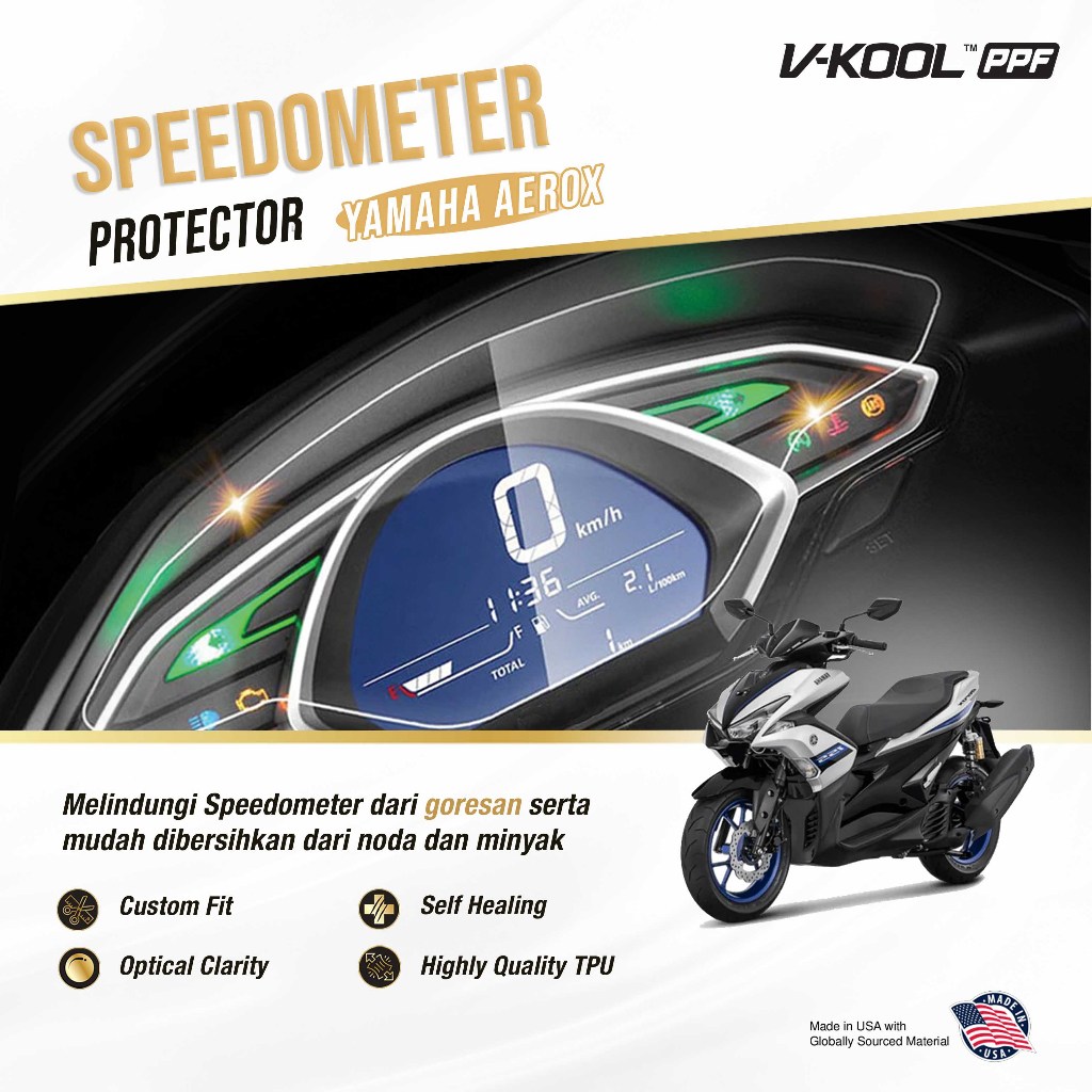 Jual V-KOOL PPF Speedometer Yamaha Aerox Series | Shopee Indonesia