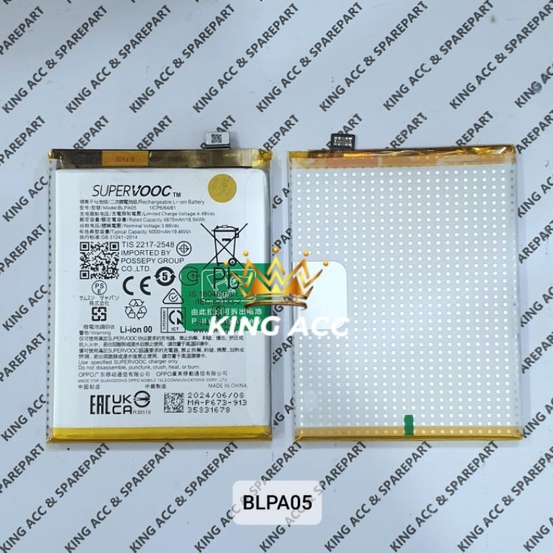 Jual BATERAI BATRE BATTERY OPPO RENO 10 5G / BLPA05 ORIGINAL | Shopee Indonesia