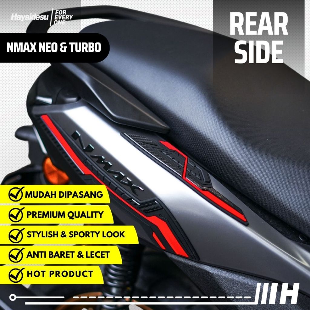 Jual Hayaidesu Yamaha NMAX NEO & TURBO Rear Side Body Protector Cover ...