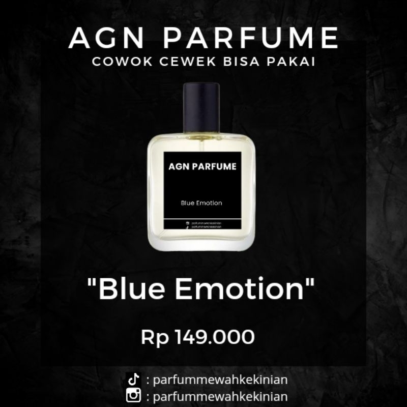 Jual AGN Parfum Mewah Kekinian Aroma tahan seharian 24 Jam Blue Emotion ...