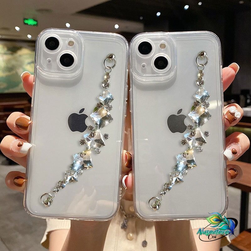 Jual Gc133 Silikon Clear Case Diamond Blink Manik Manik Softcase ...