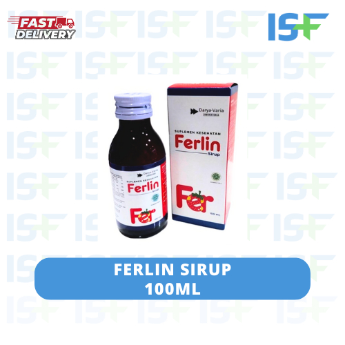 Jual ⭐ISF⭐Ferlin Syrup - 100 ml - multivitamin - zat besi | Shopee ...