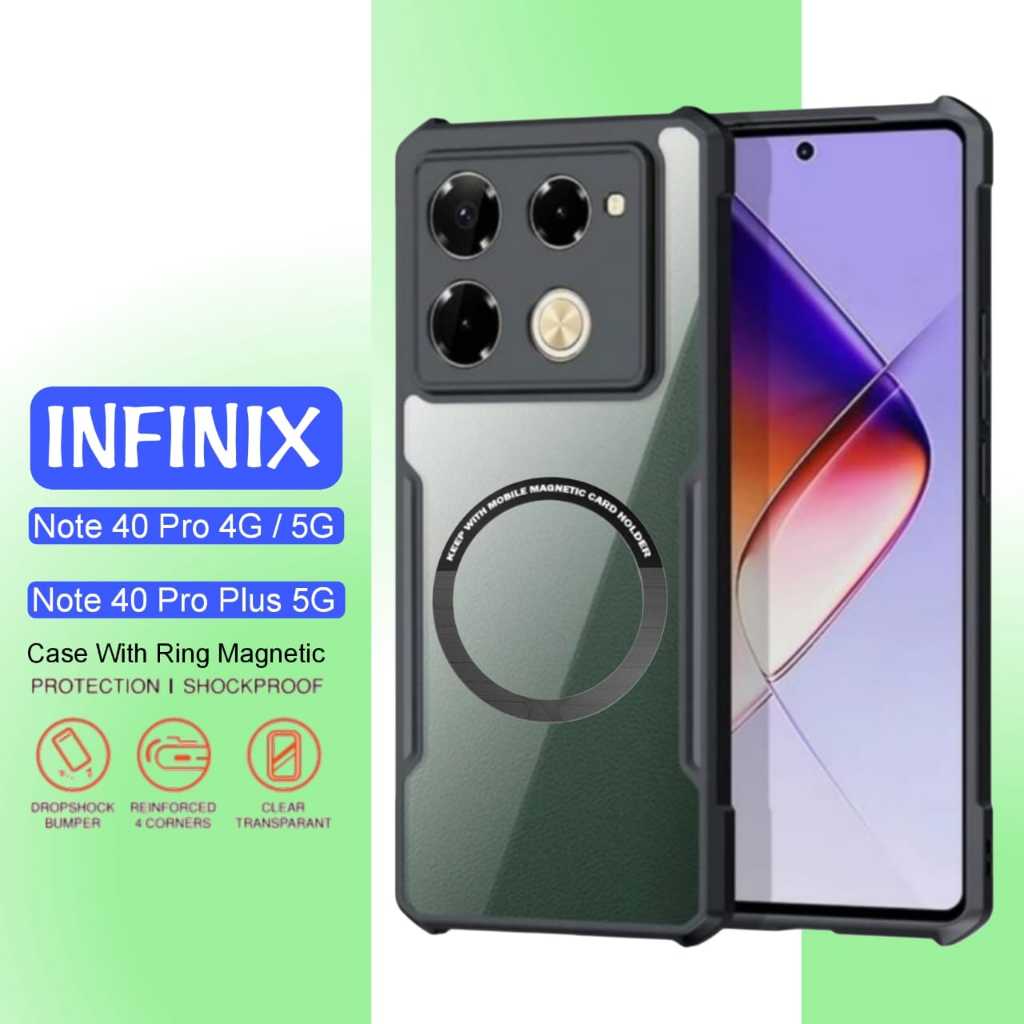 Jual Casing INFINIX NOTE 40 PRO PLUS 5G MAGSAFE Bumper Magnetic Armor ...