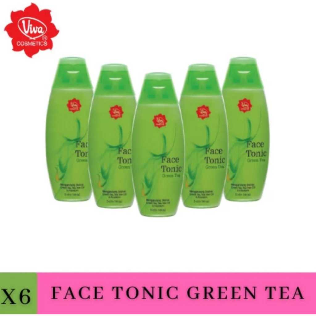 Jual VIBA FACE TONIC GREEN TEA 100ML 6PAX ( UNTUK KULIT BERJERAWAT ...