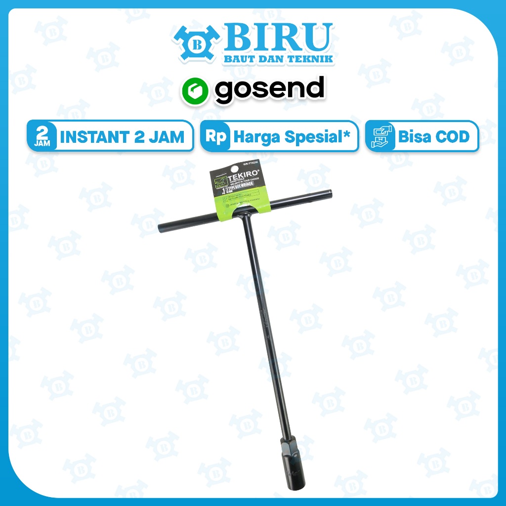 Jual TEKIRO Kunci T 7 8 9 10 11 12 13 14 MM T-Type Box Wrench Kunci sok ...