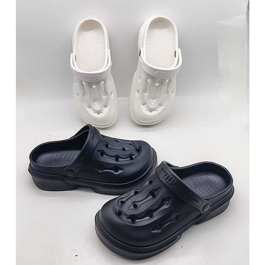 Jual DILI Sandal FUJI Sandal Baim POLOS TERBARU Tinggi Wanita Slip On ...