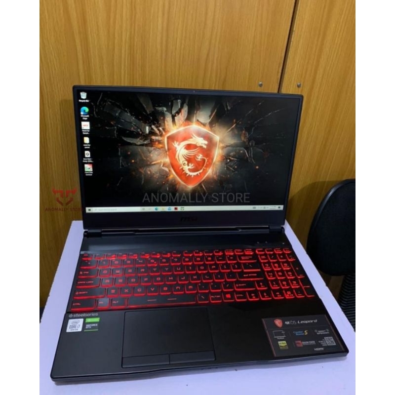 Jual Laptop MSI Gl65 Leopard Core i7-10750H GTX 1660 ti Fullset ...