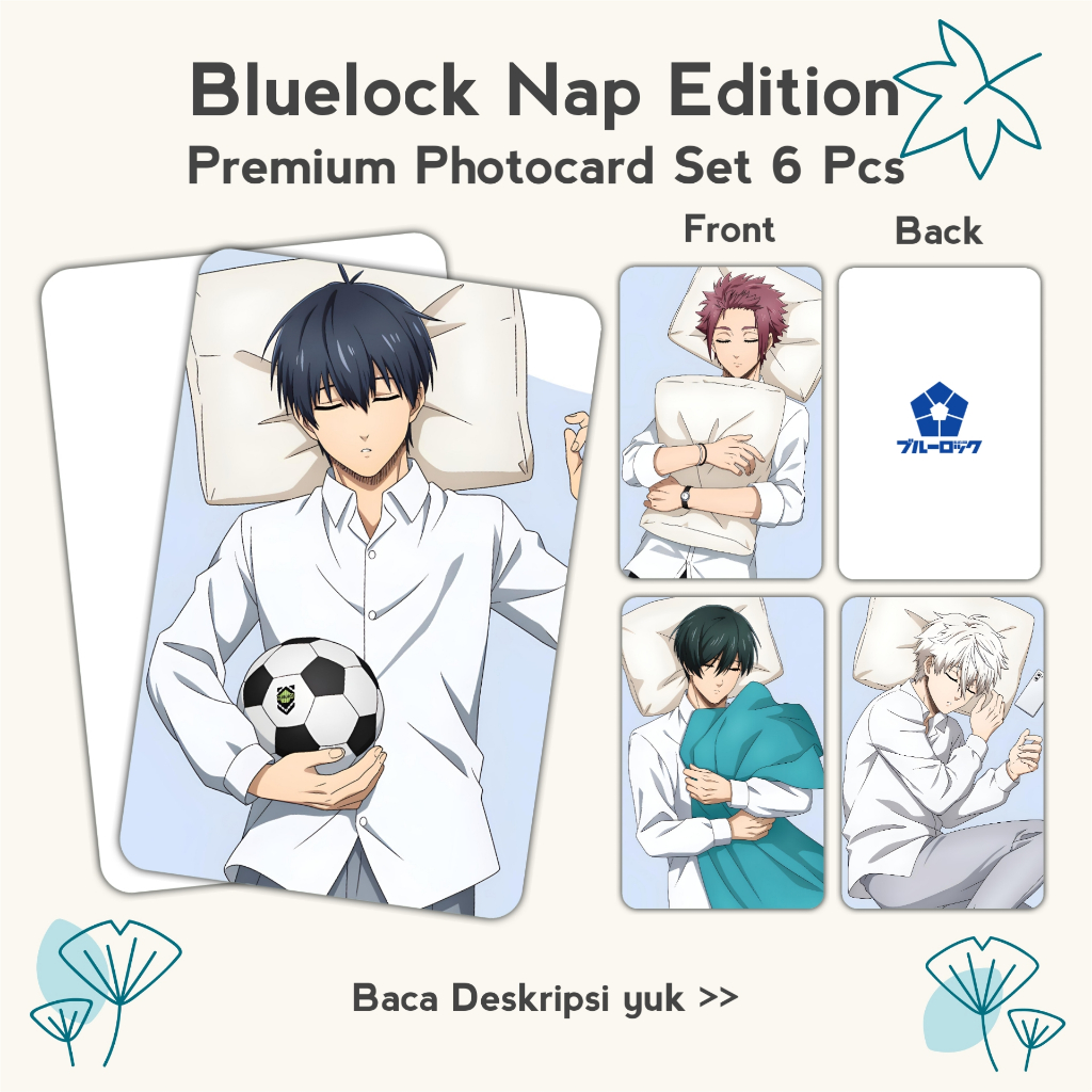 Jual Photocard Blue Lock Nap Edition Set | Shopee Indonesia