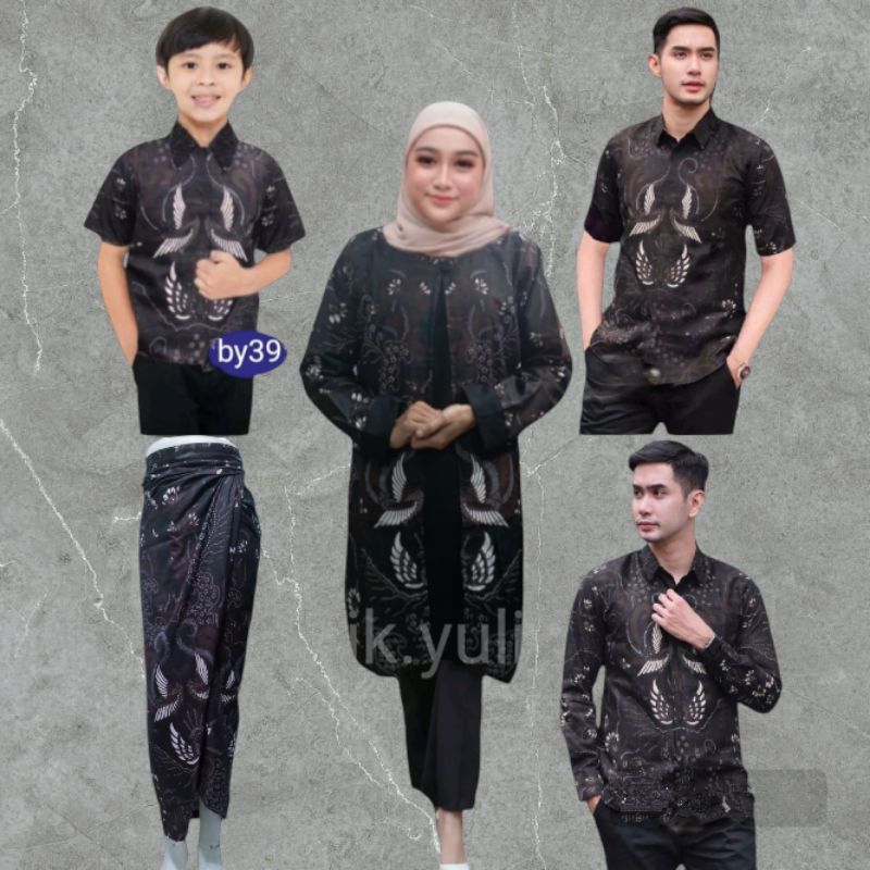 Jual Batik.Couple KEMEJA BATIK COUPLE KELUARGA / ROK PRISKET BATIK ...
