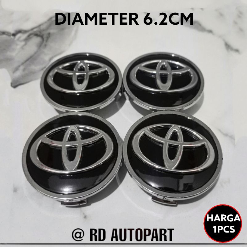 Jual Tutup Velg Dop Roda Toyota Innova Reborn Avanza Rush Hitam ...