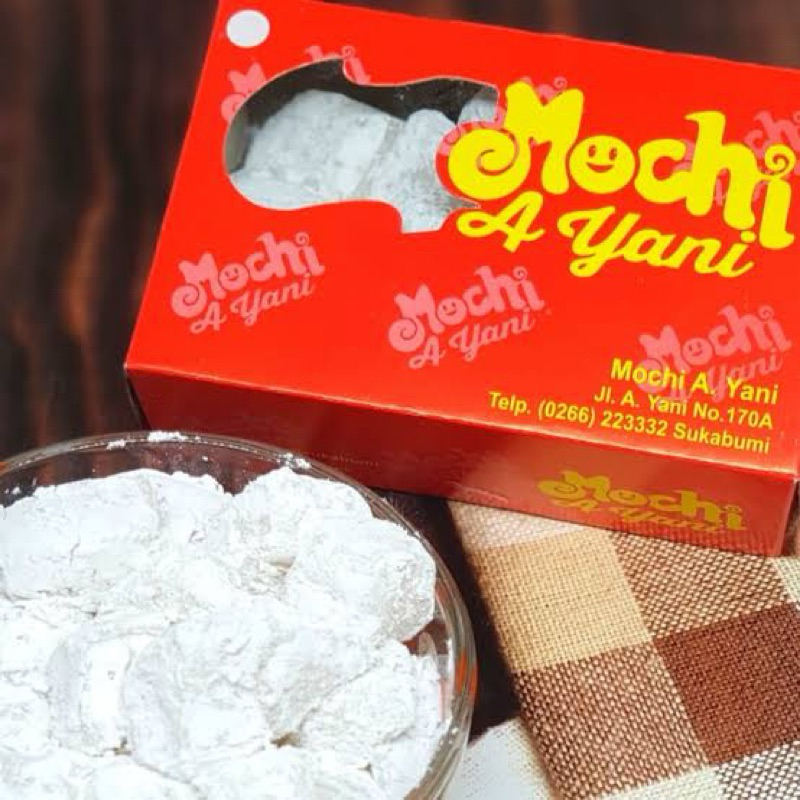 Jual MOCHI A YANI SUKABUMI OLEH OLEH KHAS KOTA SUKABUMI KACANG PANDAN ...