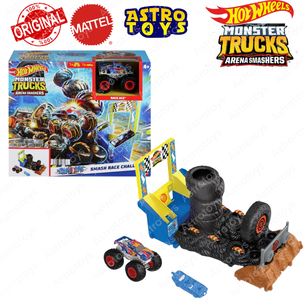 Jual Track Hot Wheels Monster Truck Arena Smasher / Mainan Anak Laki Laki Lintasan Mobil Monster ...