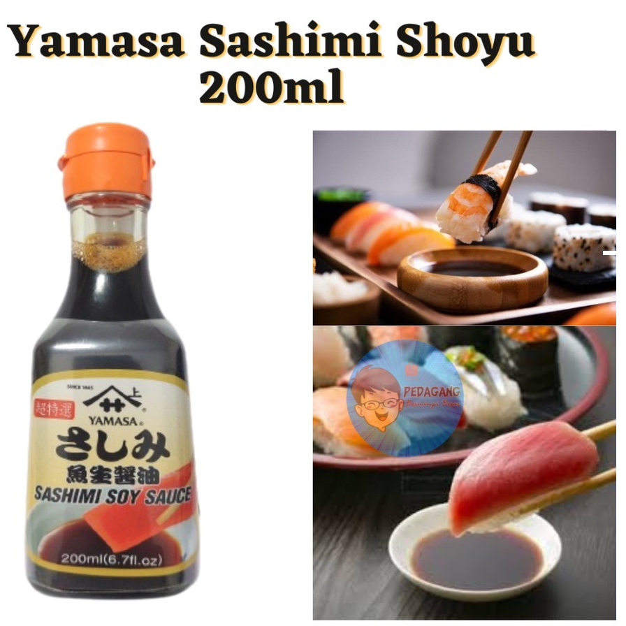 Jual YAMASA Sashimi Soy Sauce/Kecap Asin Untuk Sashimi 200ml | Shopee Indonesia